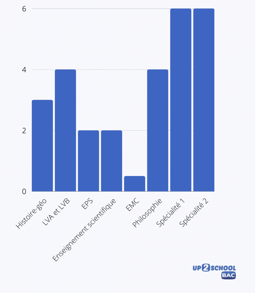 L'emploi du temps en terminale (cours et horaires)