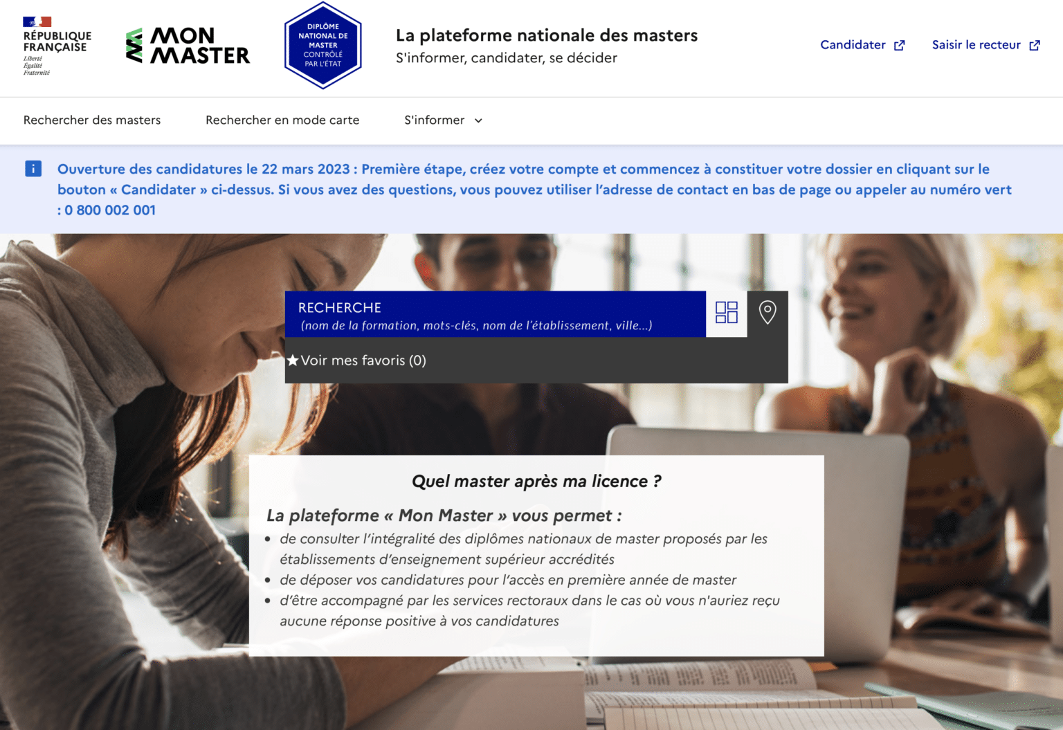 Mon Master : tout savoir sur la plateforme d'orientation - AuFutur