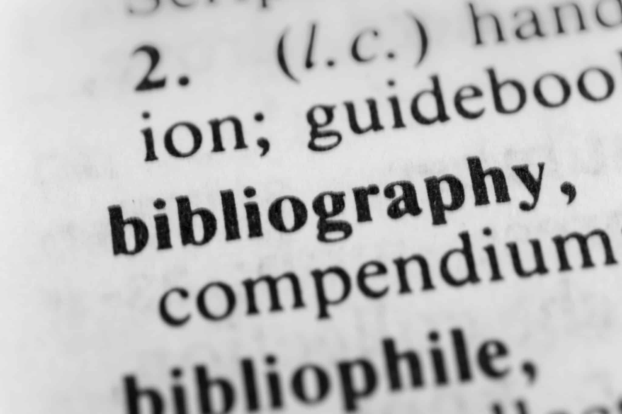 Comment faire une bibliographie dans un mémoire