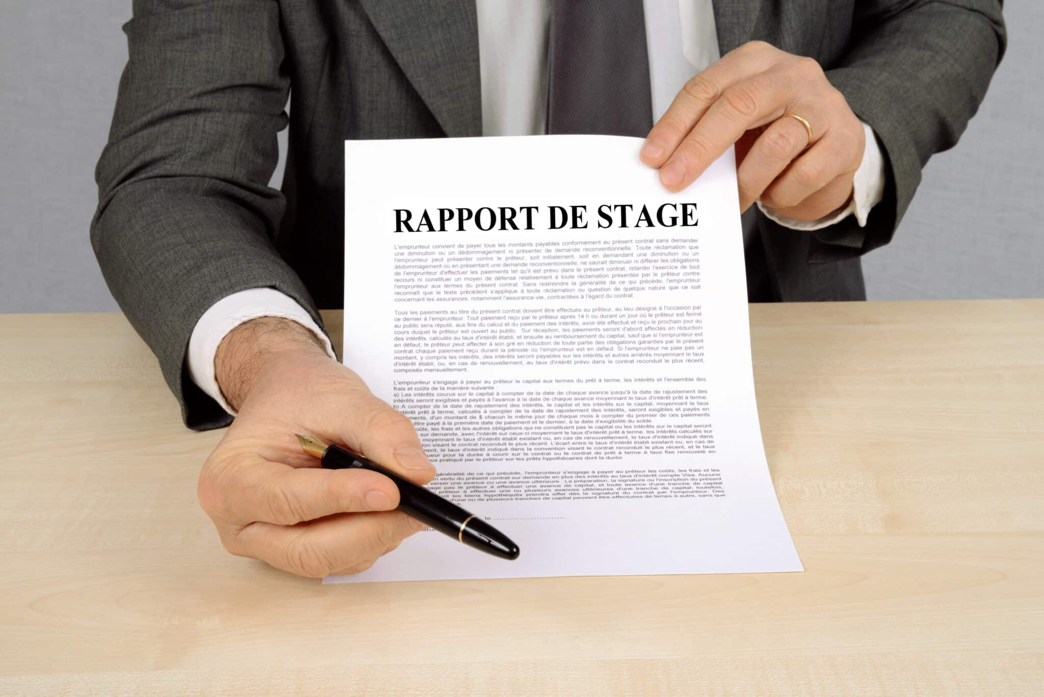 Exemple de rapport de stage