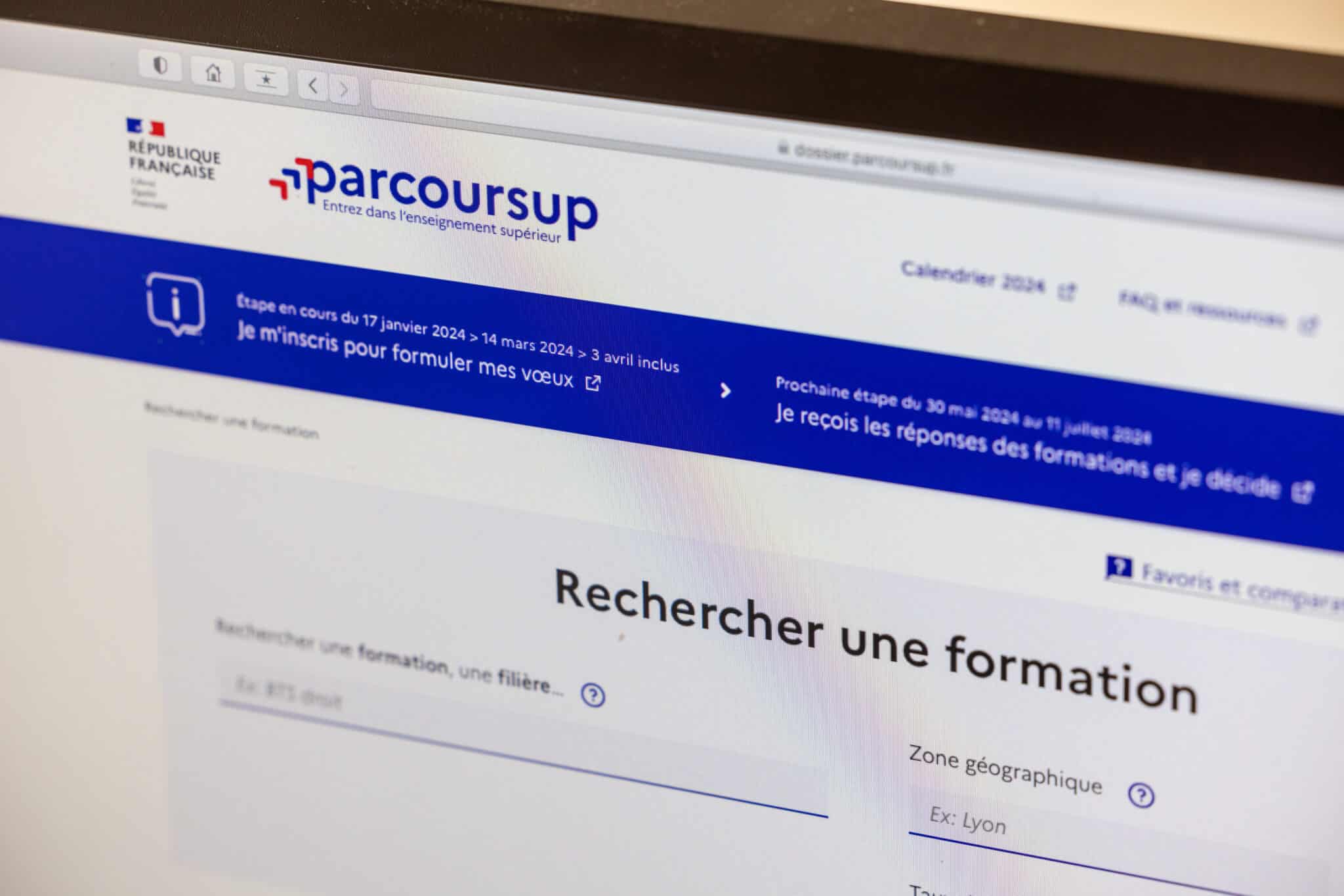 Gestion Parcoursup Authentification 2025 – NMXBLO